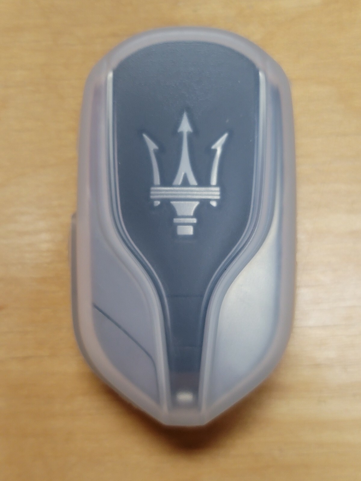 Genuine Silicone Case Cover For Maserati Smart Key Remote Fob - Clear ...