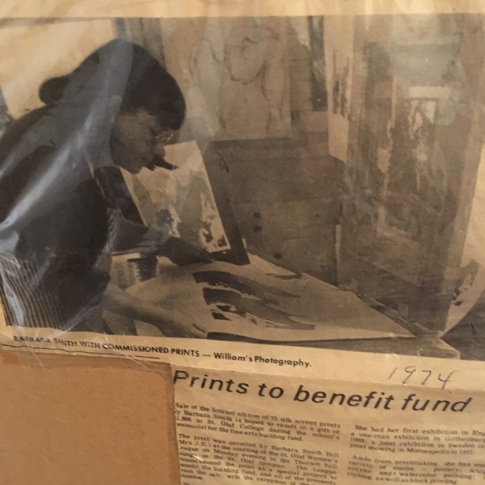 Barbara Smith Signed/Numbered Limited Edition Framed Print, St Olaf ...