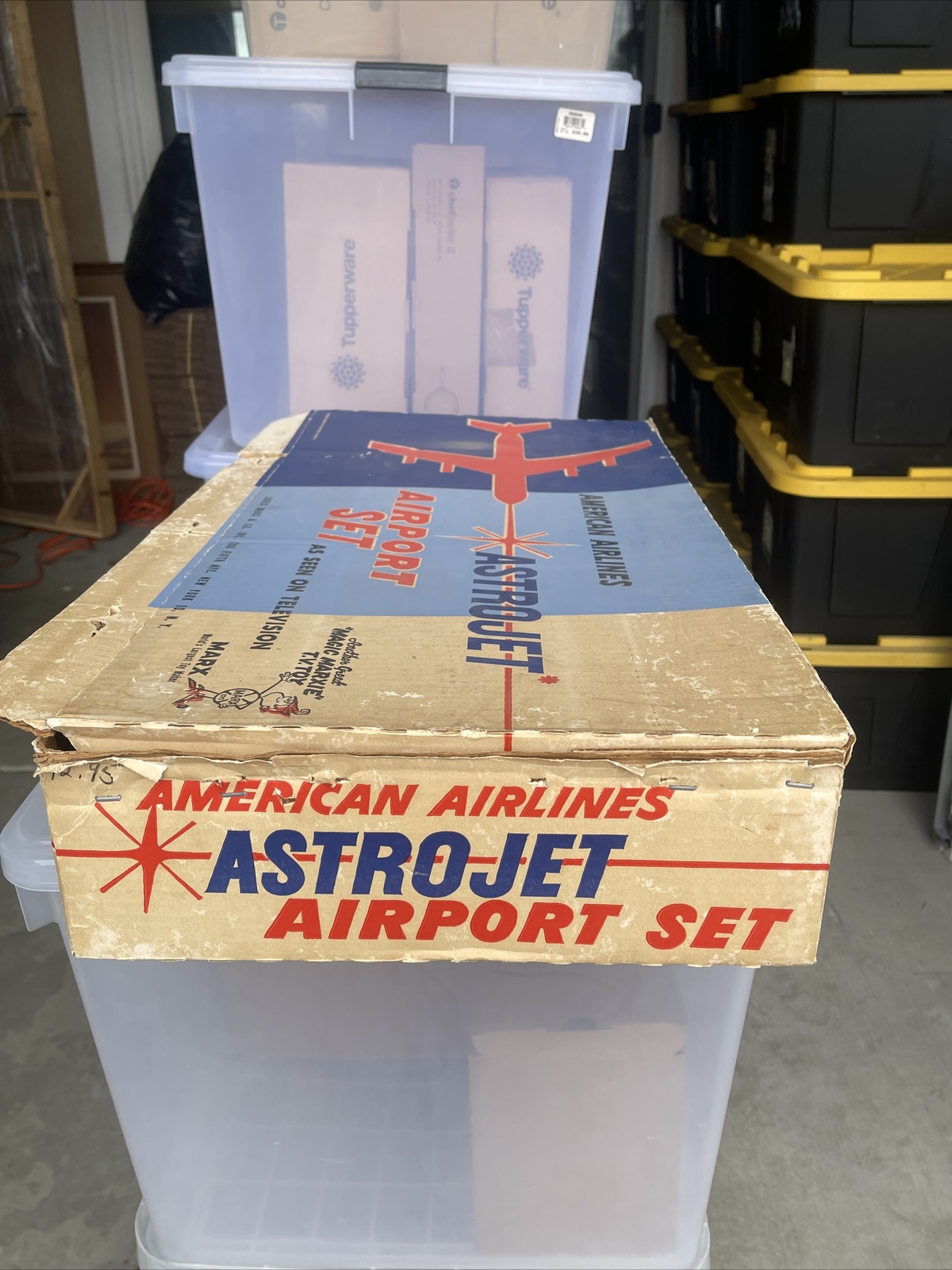 Marx American Airlines Astrojet Airport Set #4810 - Int'l Jetport w ...