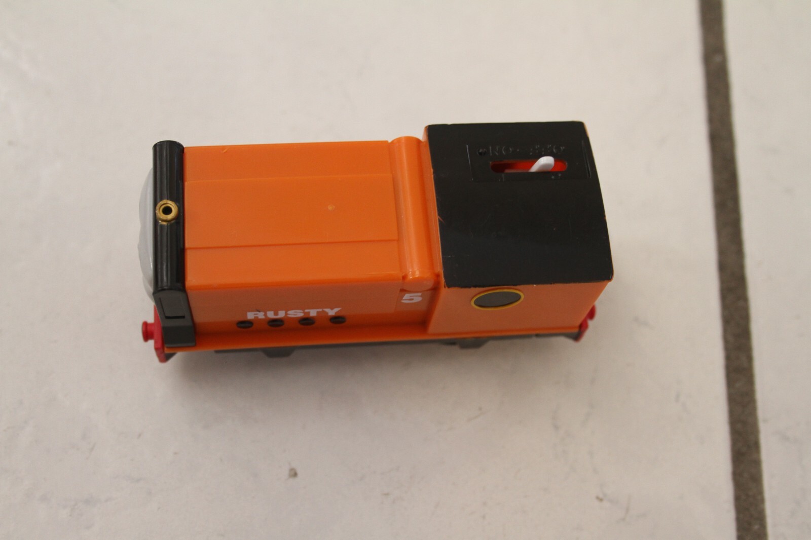 Thomas & Friends Trackmaster Rusty 2009 Train with Blue Coach & Caboose ...