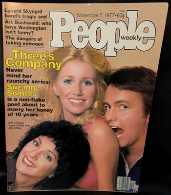 People Weekly Magazine November 7,1977Three's Company, Suzanne Somers ...