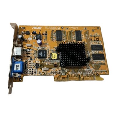 * SALE * VINTAGE ASUS AGP-V7100MAGIC/32M NV11B MX200 AGP VGA CARD ...