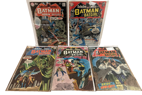 Lot of 5 Detective Comics 1970 Batman Issues #389 #401 #407 #410 #413 ...