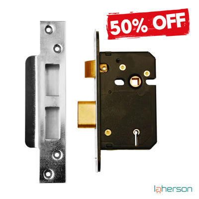 Dale BRITISH STANDARD BS3621 5 Lever Mortice Sash Lock 63mm Brass ...