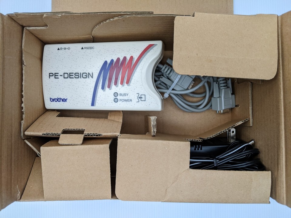 Brother PE-Design v4.0 Embroidery Card Reader / Includes Power Adapter ...