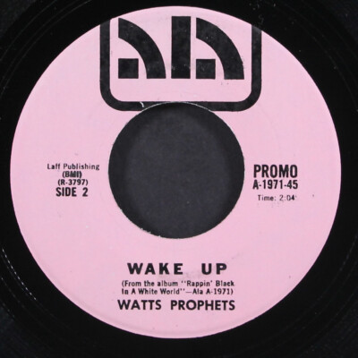WATTS PROPHETS: pain / wake up ALA 7" Single 45 RPM | eBay