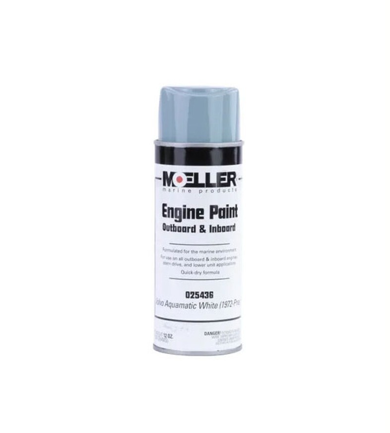 Moeller Aquamatic White Volvo Engine Paint - 12 oz Aerosol Spray | eBay