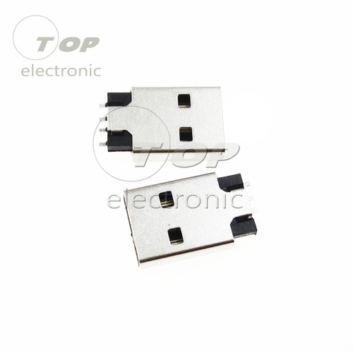 20PCS USB Male Type A Male Plug 180° 4-Pin SMD SMT Jack Solder ...