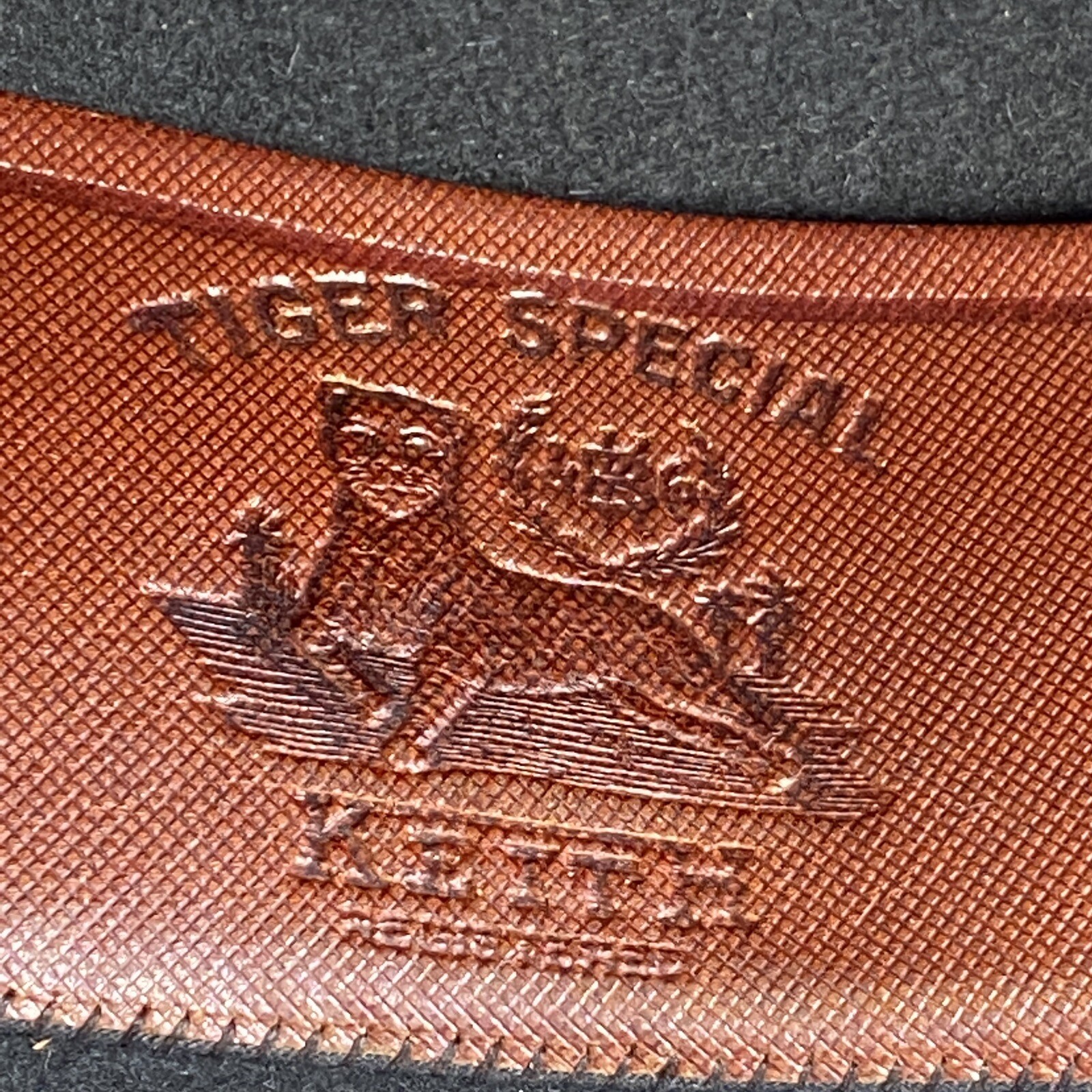 HTF Antique Keith Tiger Special United Hatters Union Label Bowler Derby ...