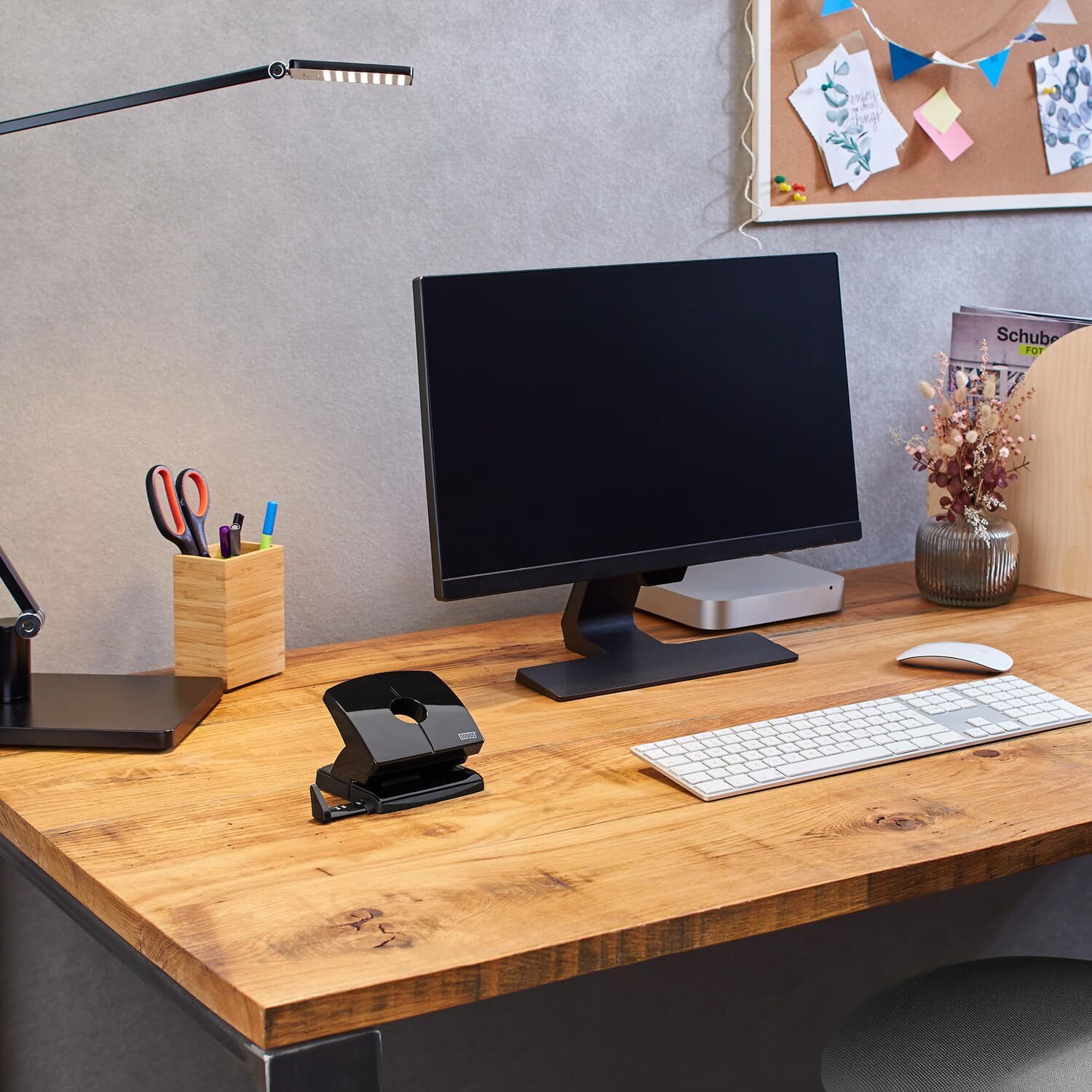 Novus B 220 Paper Hole Punch 20 Sheets with Stop Rail Metal/Plastic ...