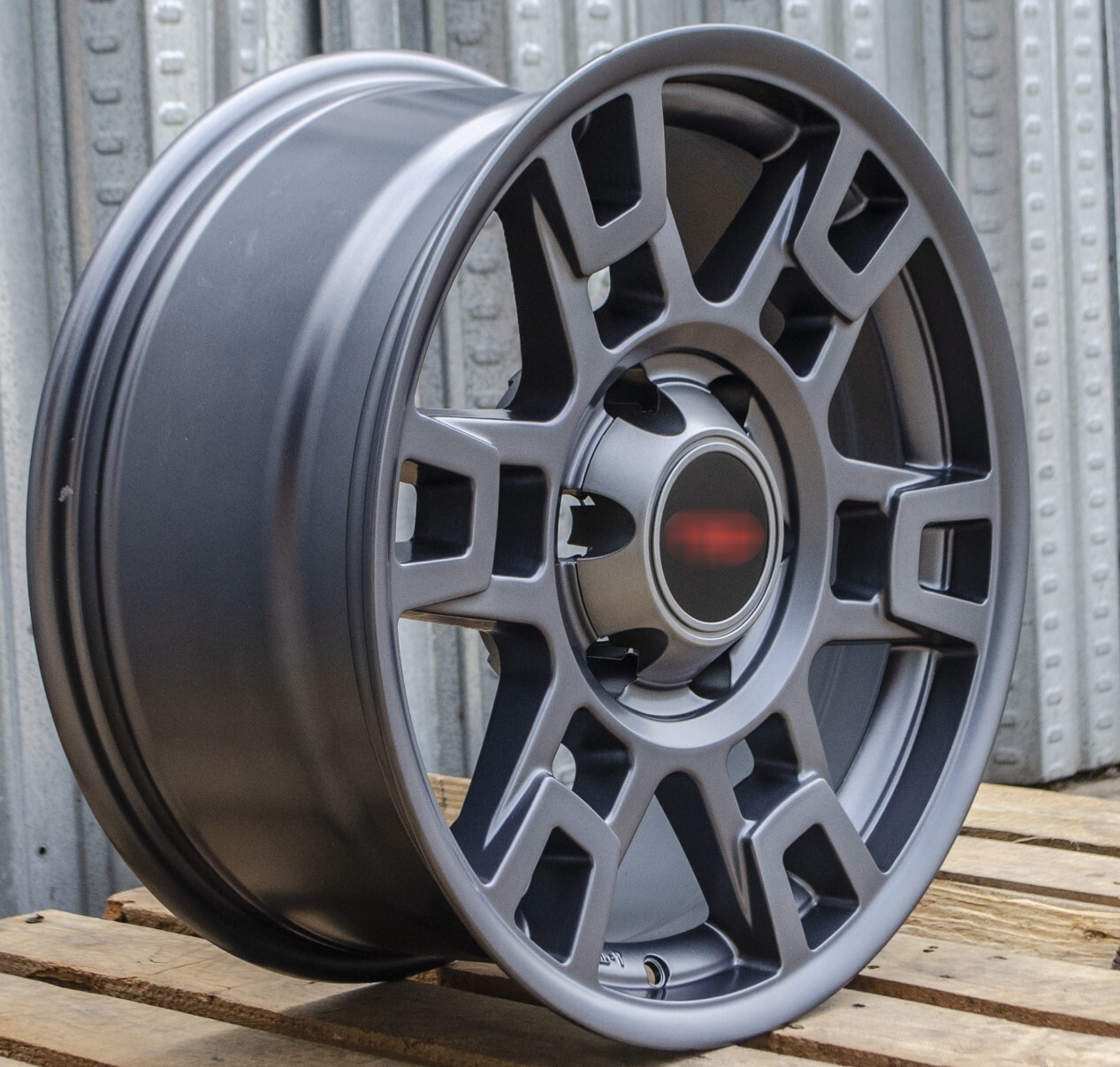 4 New Gunmetal Rim 17x8 +5 6x139.7 Fit Toyota Tacoma 4Runner FJ Cruiser ...
