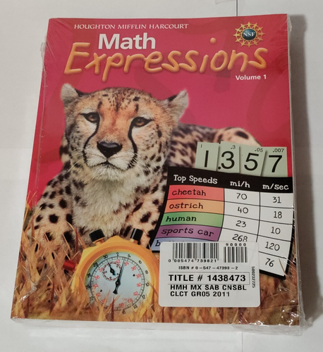 Math Expressions Student Activity Book Consumable Collect.. Volume 1 ...