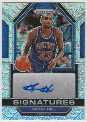2022-23 Panini Prizm Grant Hill Signatures Silver Mojo Prizm Auto 16/25 ...