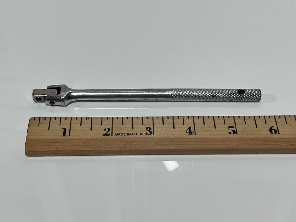 WIZARD Tools USA H2747 1/4" Breaker Bar Tool - 6" Long - Rare Knurled ...