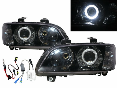 VXR8 VXR 07-10 Guide LED Angel-Eye Projector HID Headlight BK for ...