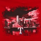 Texas Rangers Shirt Mens Large Red Short Sleeve MLB Baseball Majestic ...