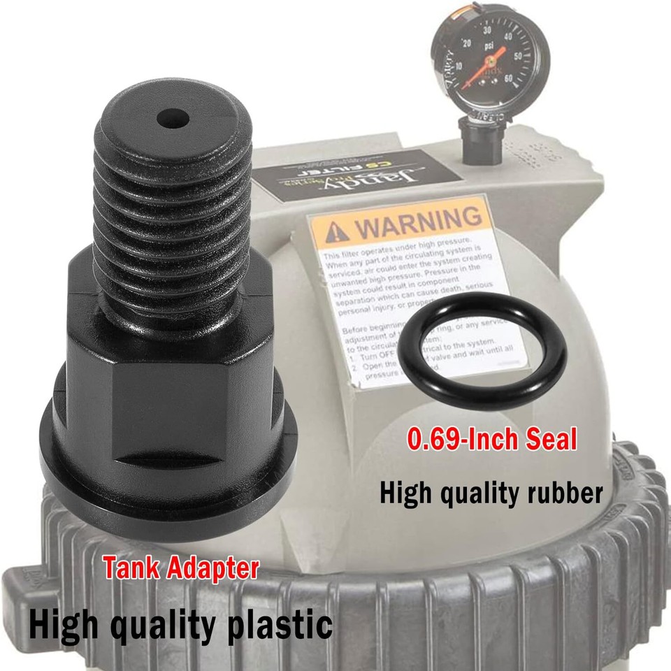 R0557100 Pressure Gauge Adapter for Zodiac Jandy CS Series Cartridge ...