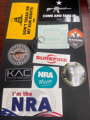 nra Glock Kac sticker set and keychain | eBay