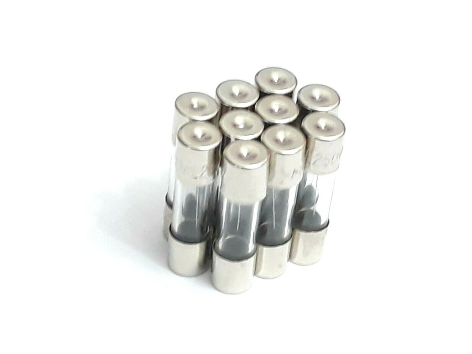 SET OF 10 NEW F0.2 AL 250V F0.2AL250V 0.2A 5MM x 20MM FUSES F0.2AL FAST ...