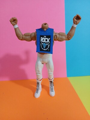 The Rock Custom Wrestling Action Figure Shirt | eBay