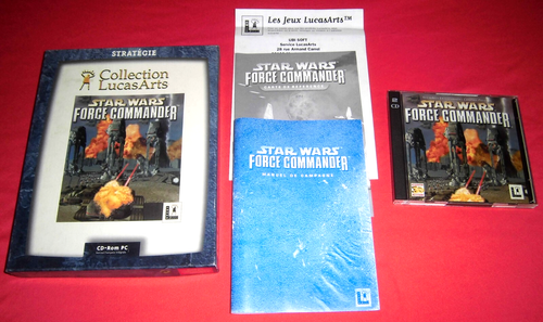 PC Big Box Star Wars Force Commander [FR] Lucas Arts *JRF* | eBay