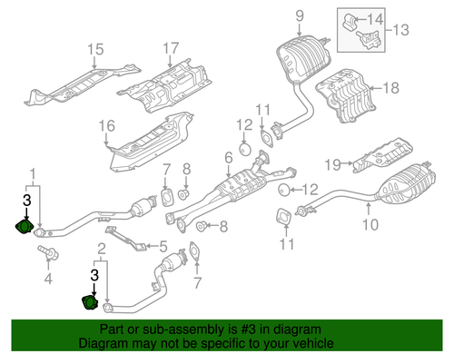 Genuine Hyundai Front Pipe Gasket 28751-2B250 | eBay