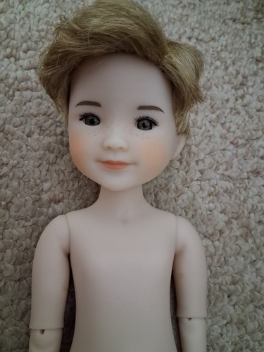 TLC Stained Ruby red fashion friend "Alex" Nakie Doll 14.5" No Clothes ...