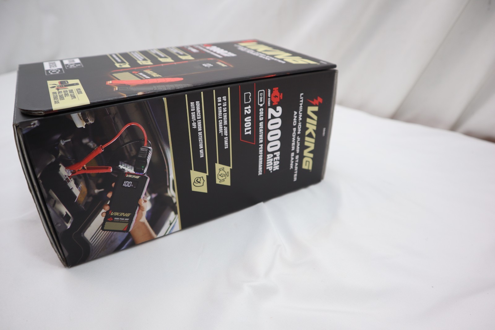 VIKING 12V LITHIUM-ION JUMP STARTER & POWER BANK 2000 PEAK AMP - NEW ...
