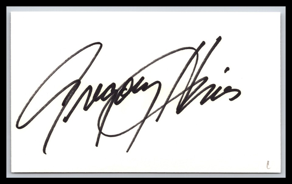 Gregory Hines - Actor - 3x5 Card - Signed / Autograph (c) | eBay