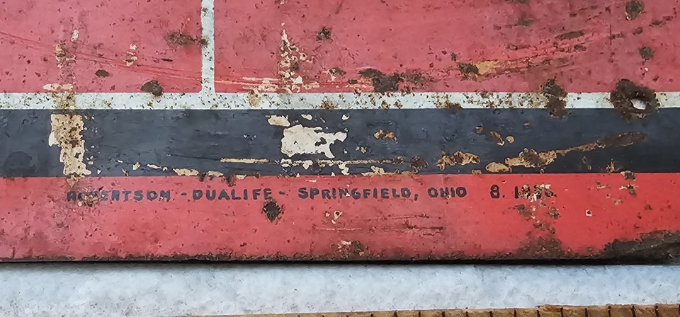 1936 Antique Dr Pepper Sign Robertson Dualife Brick Soda Pop Store ...