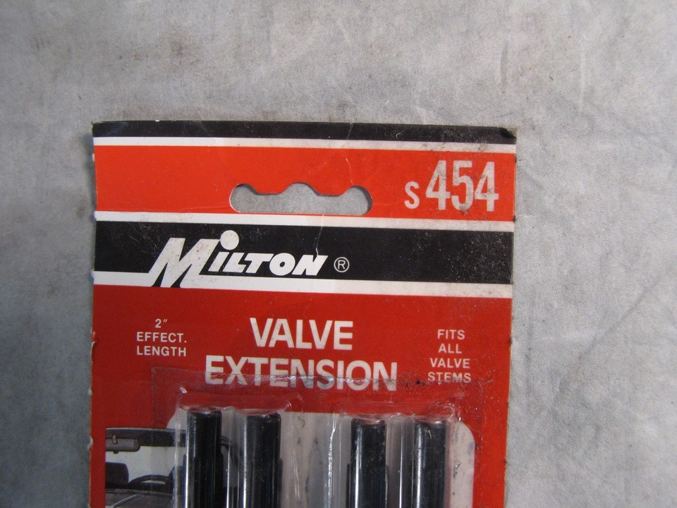 4 pack Milton S-454 / S454 2" Tire Valve Extension NEW | eBay