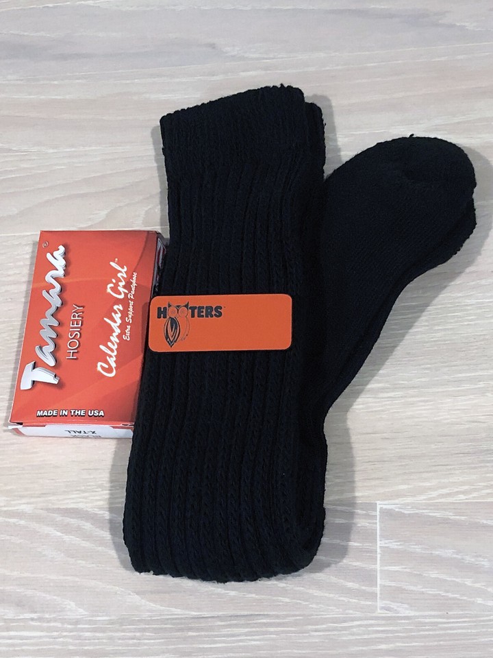 HOOTERS WingHouse Uniform Tank Top Shorts Pantyhose Socks Name Tag ...