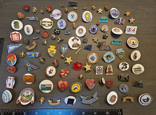 Huge Lot of 97 Assorted Boy Scouts of America Collectible Council Pins ...
