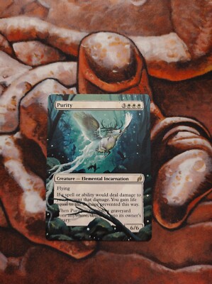 Magic the Gathering Purity Hand Painted Unique Custom MTG Altered Art ...