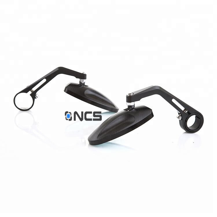 CNC Aluminium Bar End Mirrors Triumph Thruxton genuine Genuine NCS pair ...