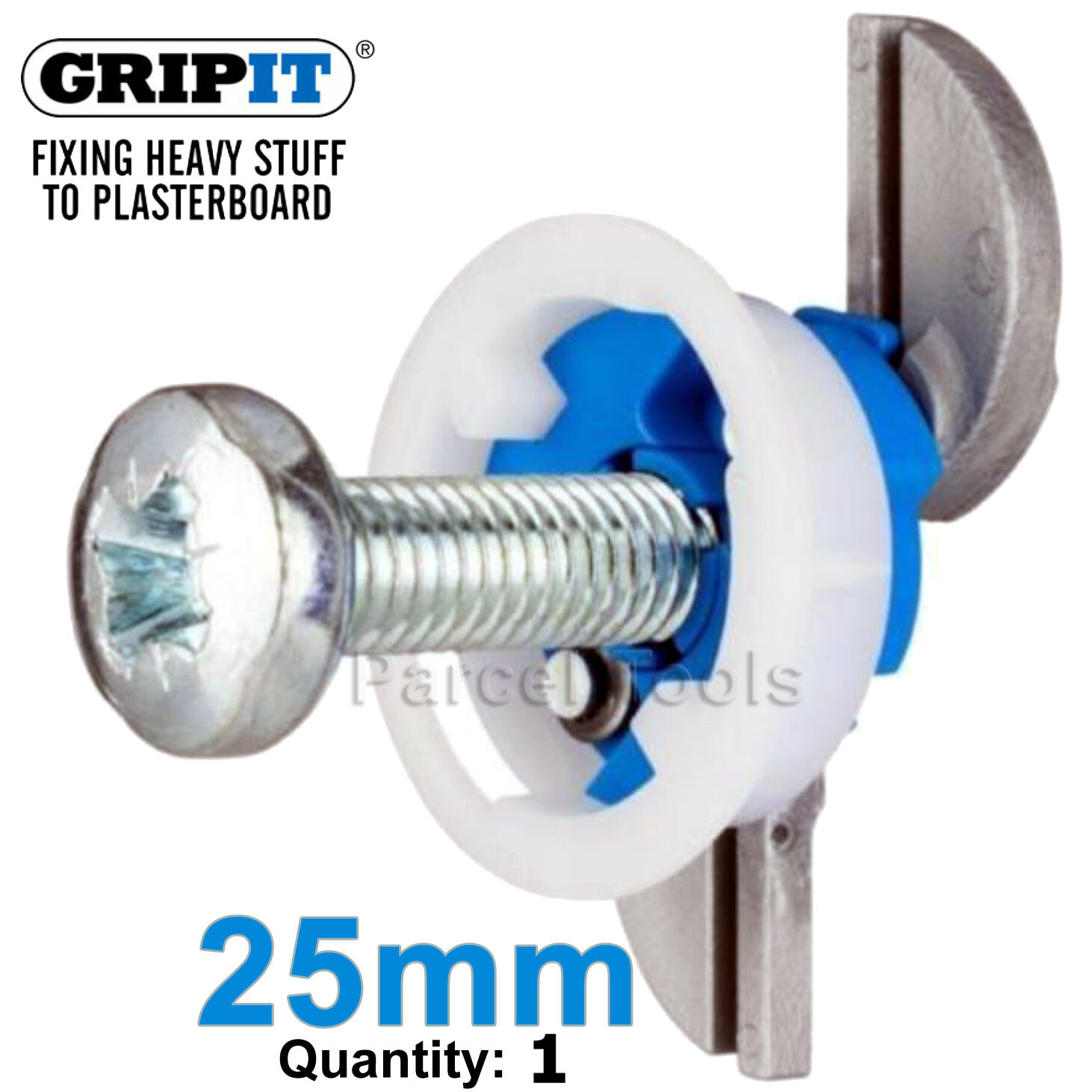 15/18/20/25mm GRIPIT® PLASTERBOARD Fixing HOLLOW CAVITY WALL TV Bracket ...