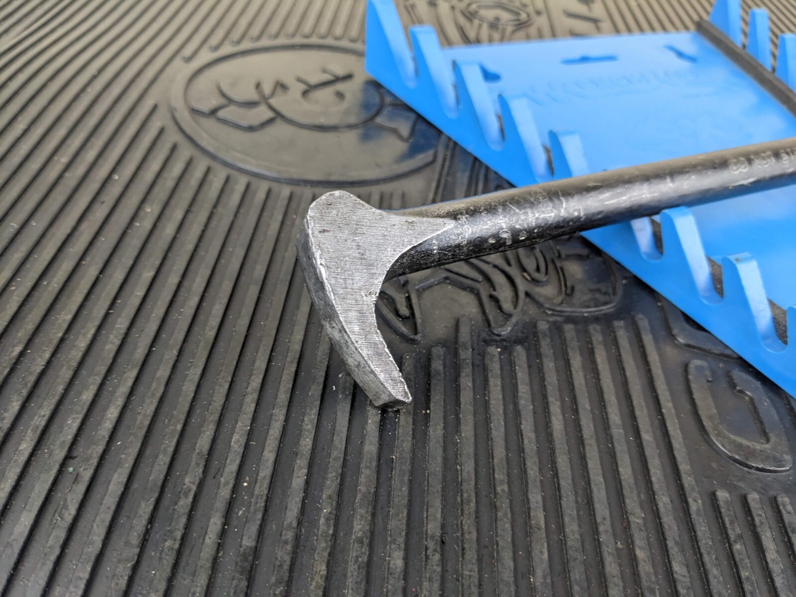 #bb586 Snap-on 16" Long Black Rolling Head Lady Foot Pry Bar 1650 | eBay