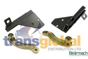 Land Rover Defender Front LHS + RHS Door Check Strap Slider Arm Kit ...