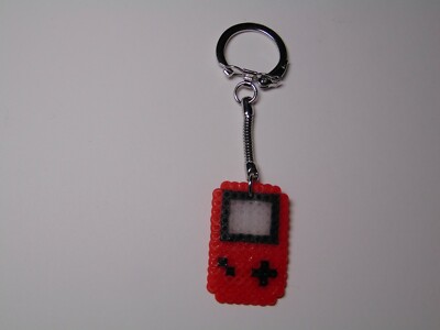 Nintendo Gameboy Mini Perler Keychain - 1 1/2" in Height - Red ...