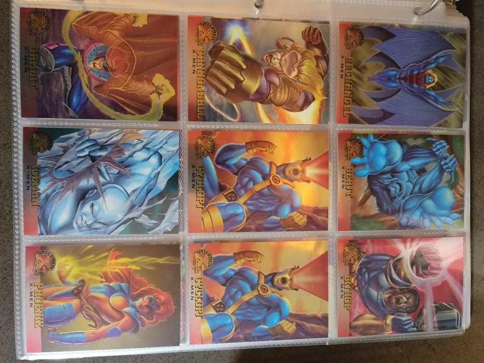 marvel x-men card collection marvel masterpiece fleer ultra limited ...
