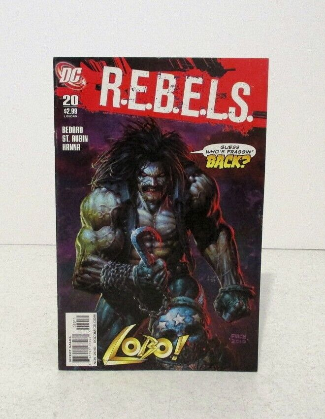 R.E.B.E.L.S #20 David Finch LOBO Cover (DC, 2010) Not Graded, Mild Wear ...