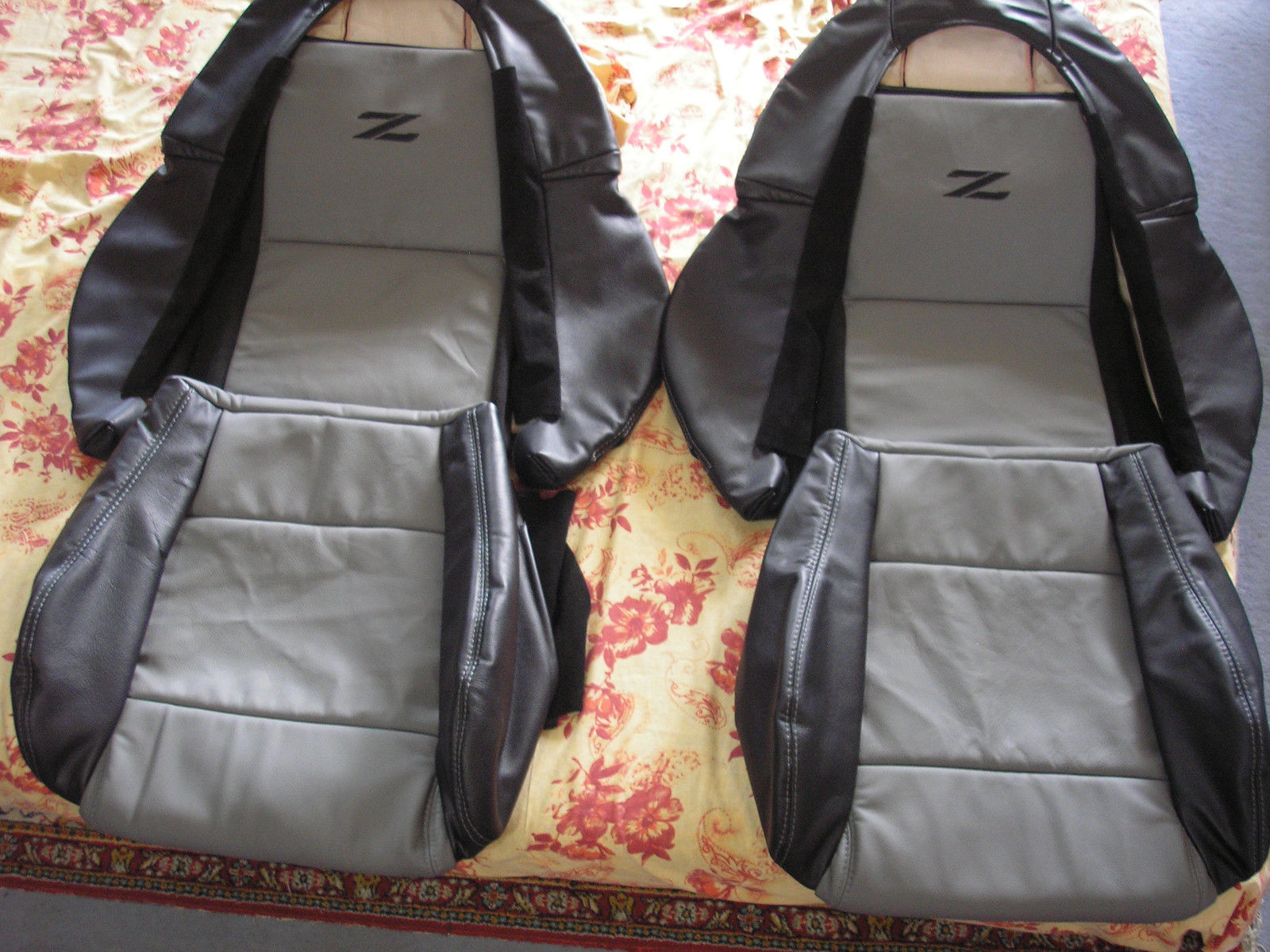 for Nissan 300ZX /Z32 (1990-1999) Lether Replacement Seat Cover Black ...