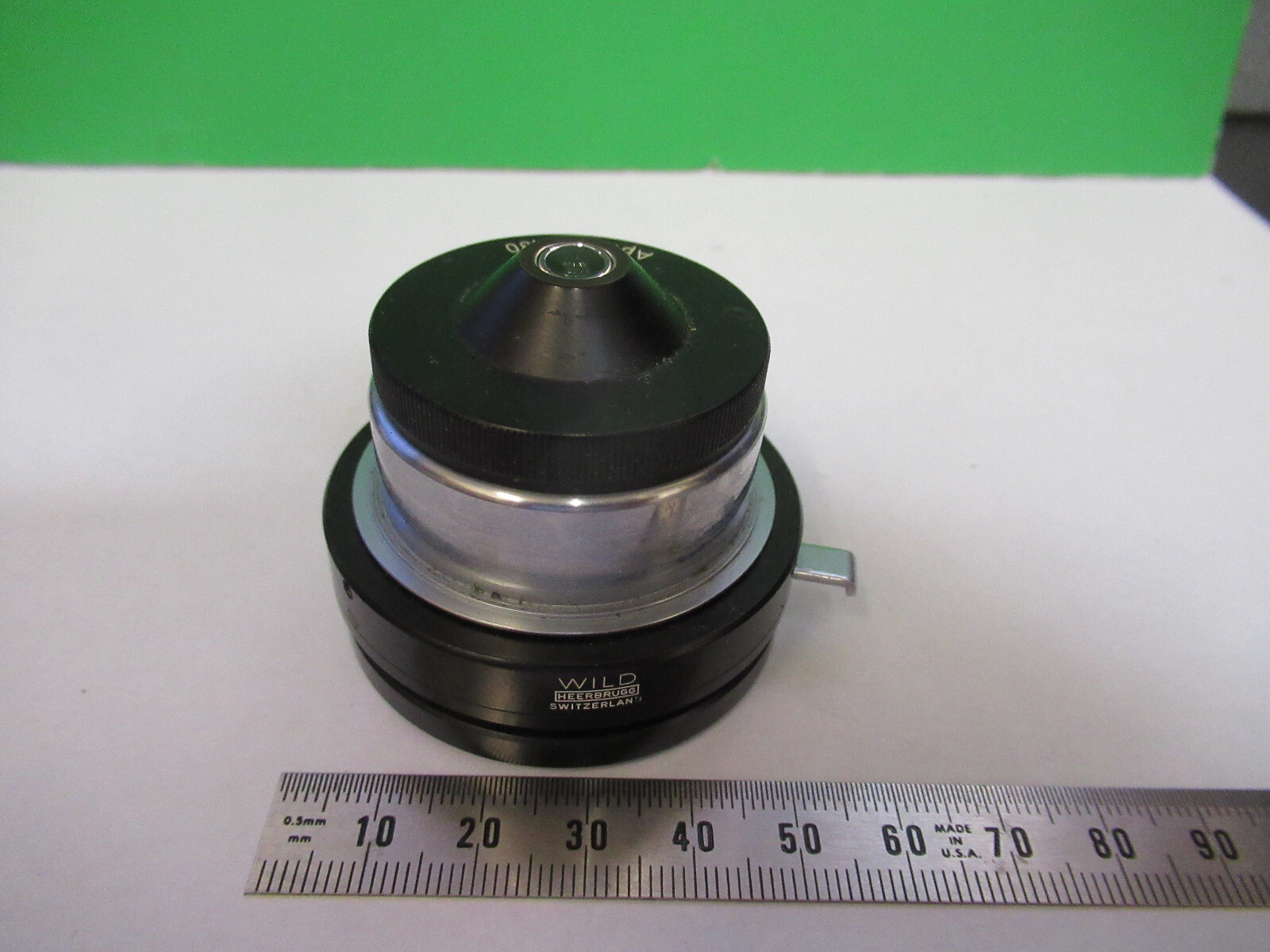 WILD HEERBRUGG BINO M11 SWISS CONDENSER + IRIS MICROSCOPE AS PICTURED # ...