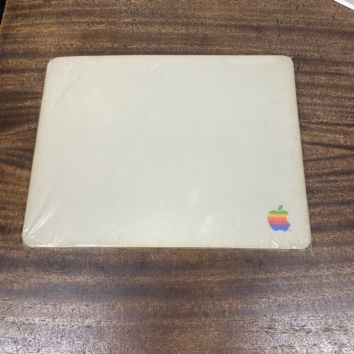 Original Apple Mouse Pad Rainbow Apple Logo | eBay