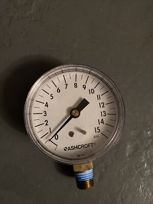 15 psi gauge ashcroft 436-02 1424 | eBay