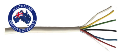 6 Core Security Alarm and intercom Cable - 7 Strands x 0.20mm 300Mtr ...