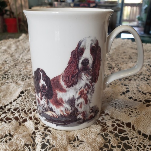 Heirloom Fine Bone China Cocker Spaniel Dog Coffee Tea Mug Cup Made in ...