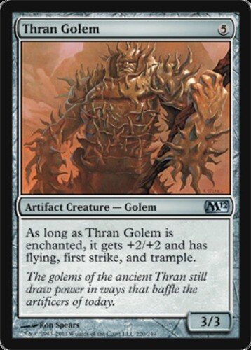 4x Thran Golem MTG Magic 2012 (M12) NM Magic Regular | eBay