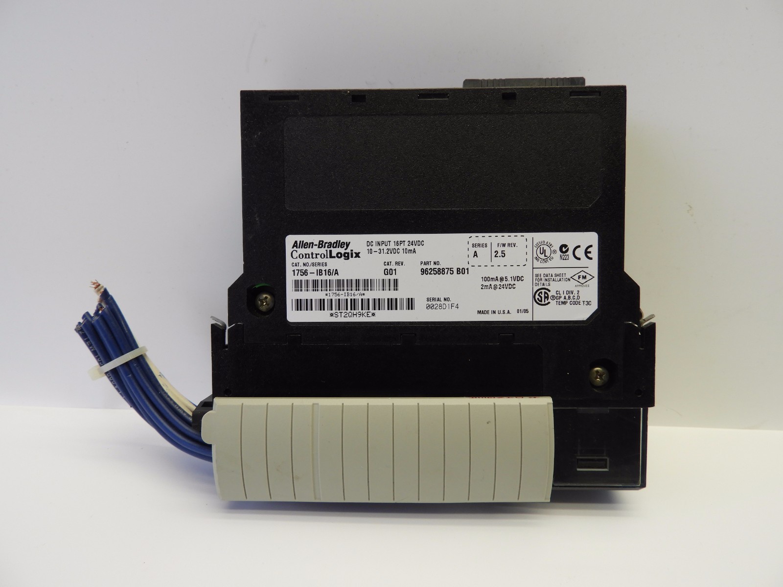 Allen Bradley 1756-1B16/A Rev. G01 96258875 B01 Series A | eBay