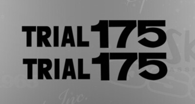 YAMAHA TY175 DECAL GRAPHIC LIKE NOS EUROPEAN MODEL | eBay